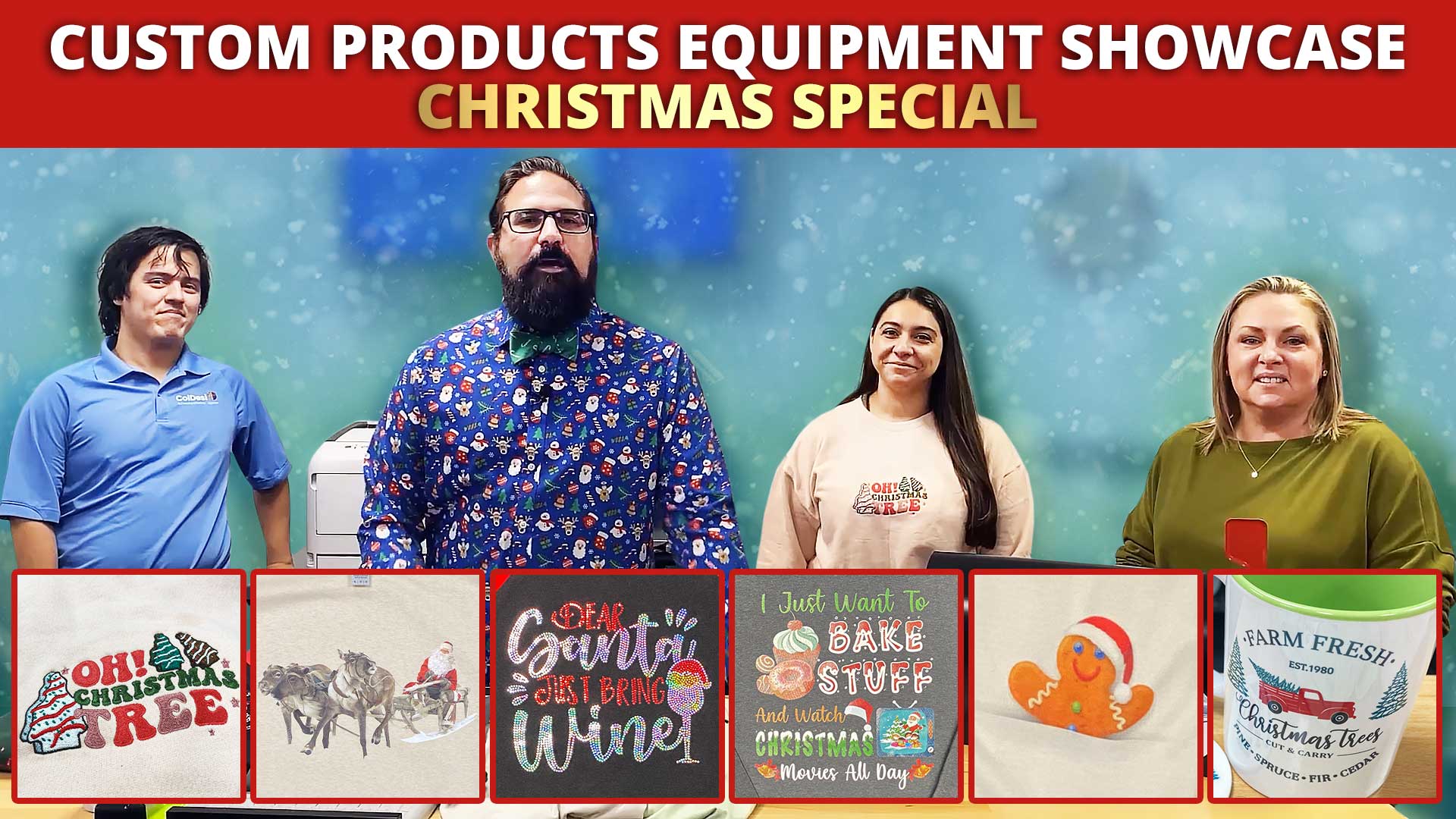 ColDesi Custom Products Equipment Showcase Christmas Special Business Of Apparel Decorating