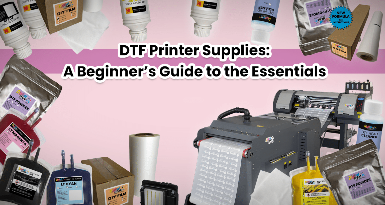 Ultimate Guide to DTF Printer Supplies for Newbies