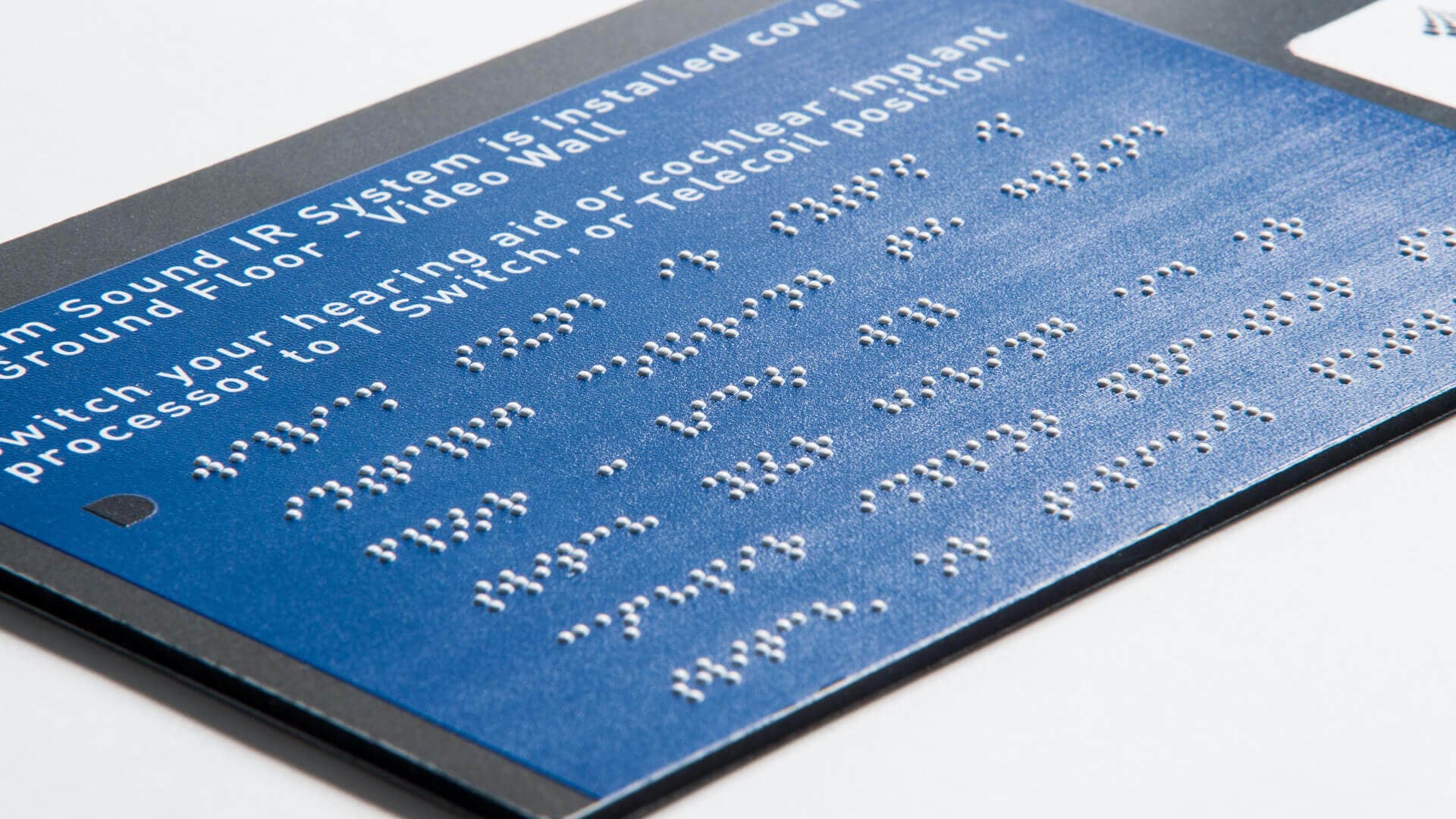 Printing Braille Signage with MUTOH UV Printers