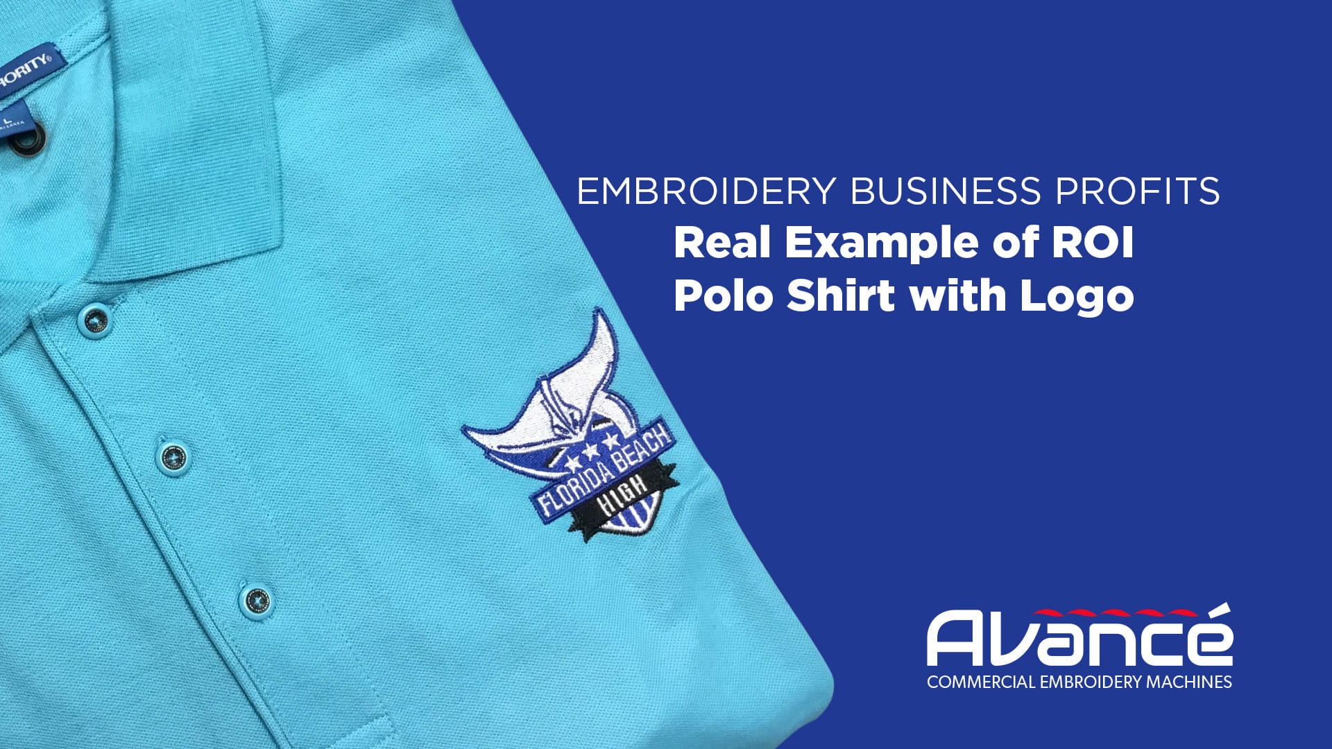 Embroidery Business Profits | Real Example of ROI – Polo Shirt with ...
