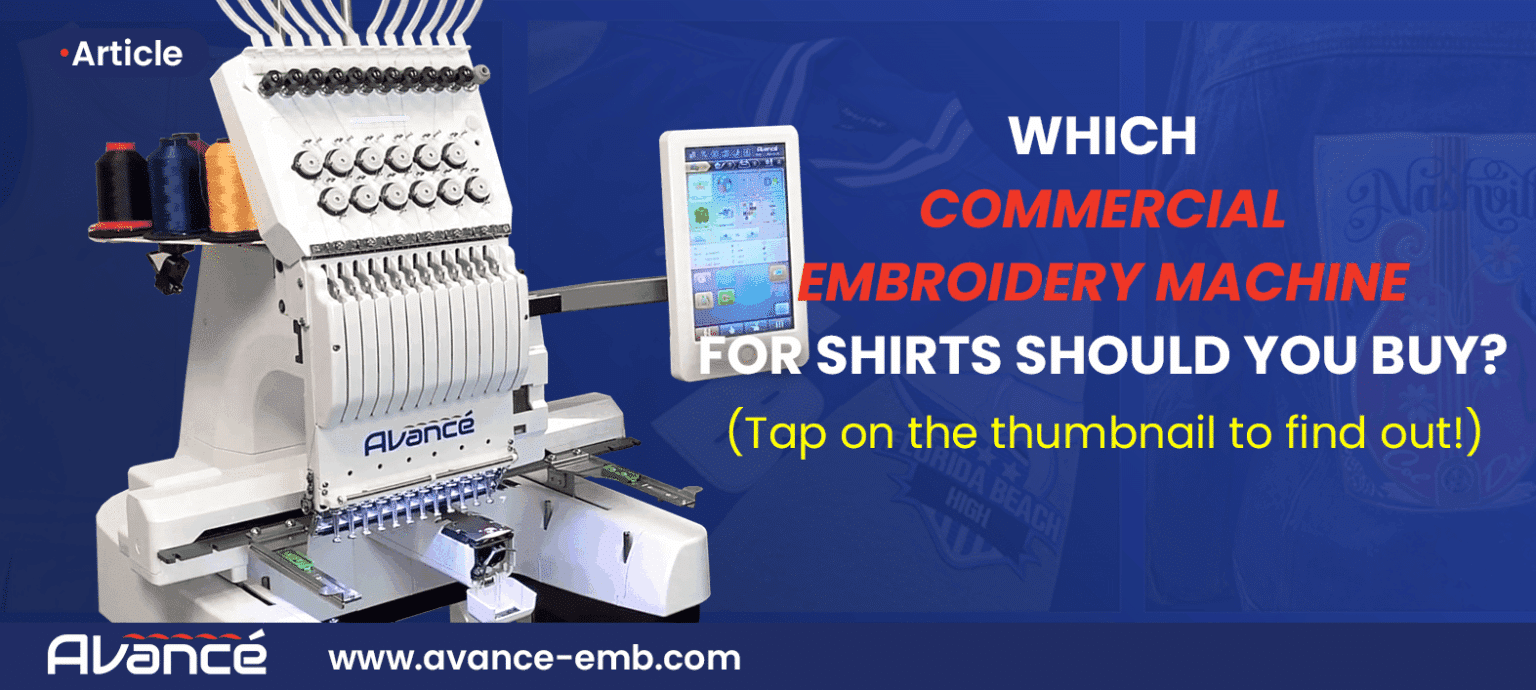 Which Commercial Embroidery Machine is Best for Shirts?