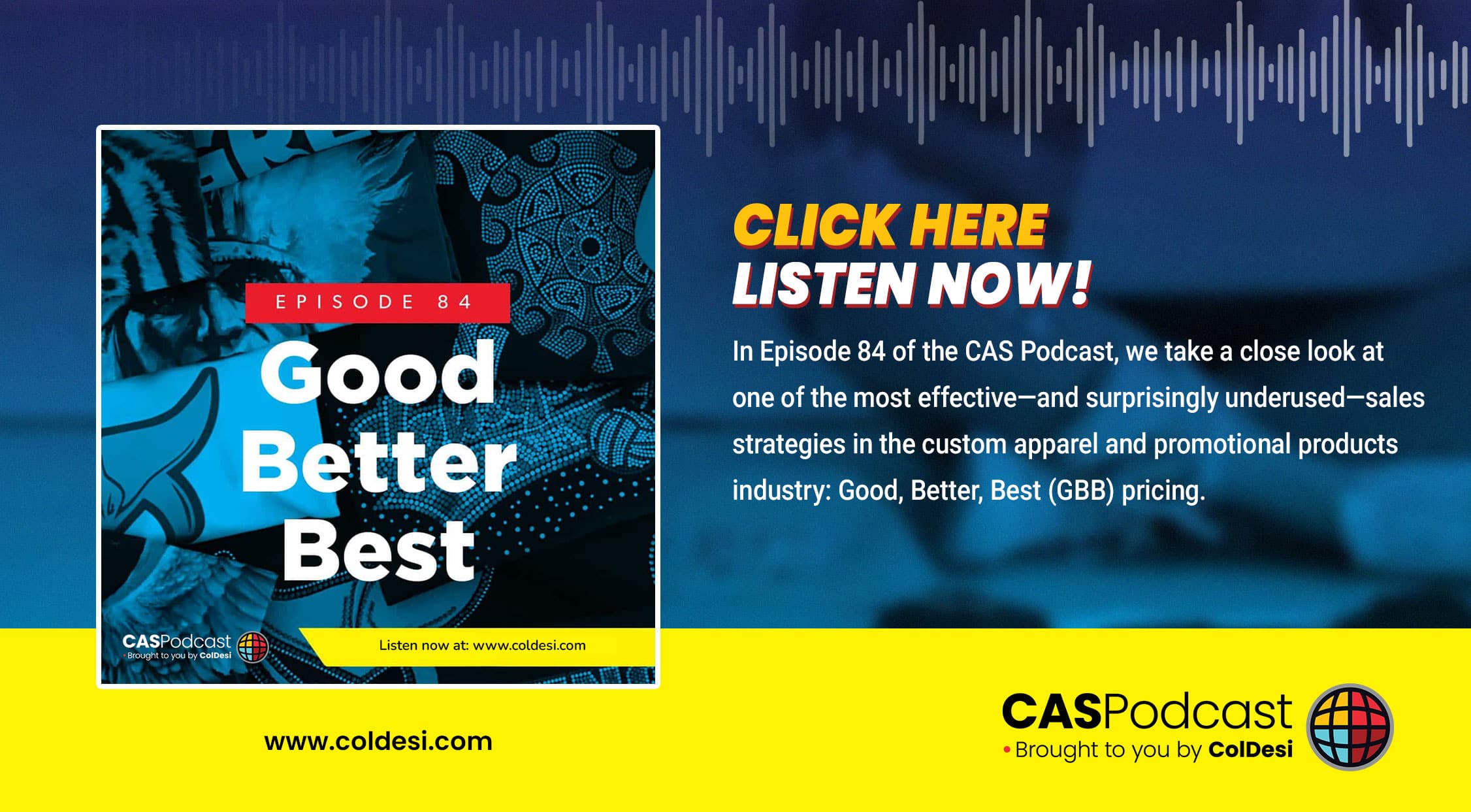 Episode 84: Good Better Best (Sales Strategy)
