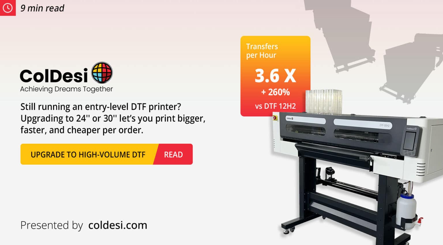 Direct-to-Film (DTF) Printers | ColDesi